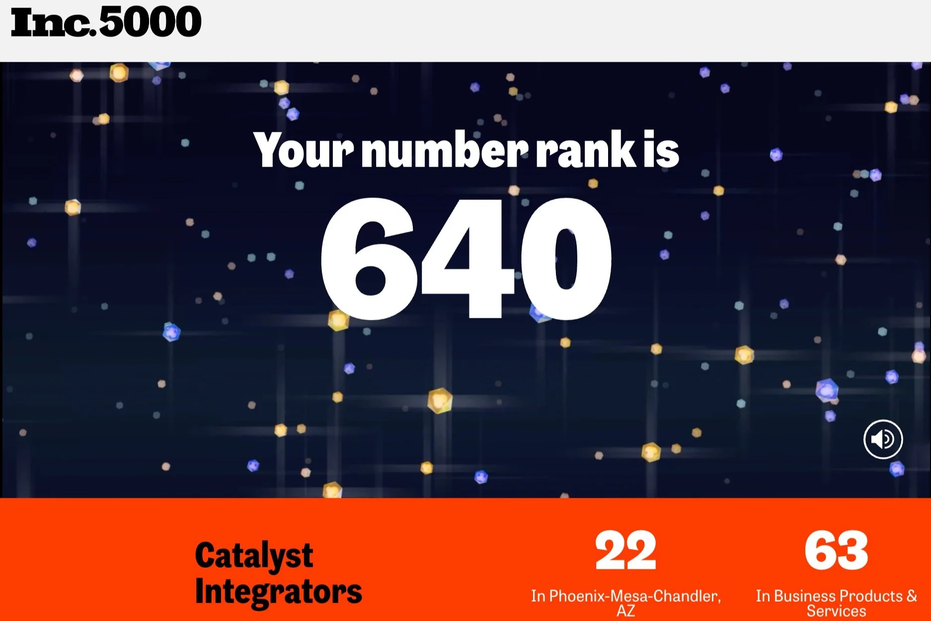 CATALYST INTEGRATORS Ranks No. 640 on the 2024 Inc. 5000 List — CATALYST INTEGRATORS